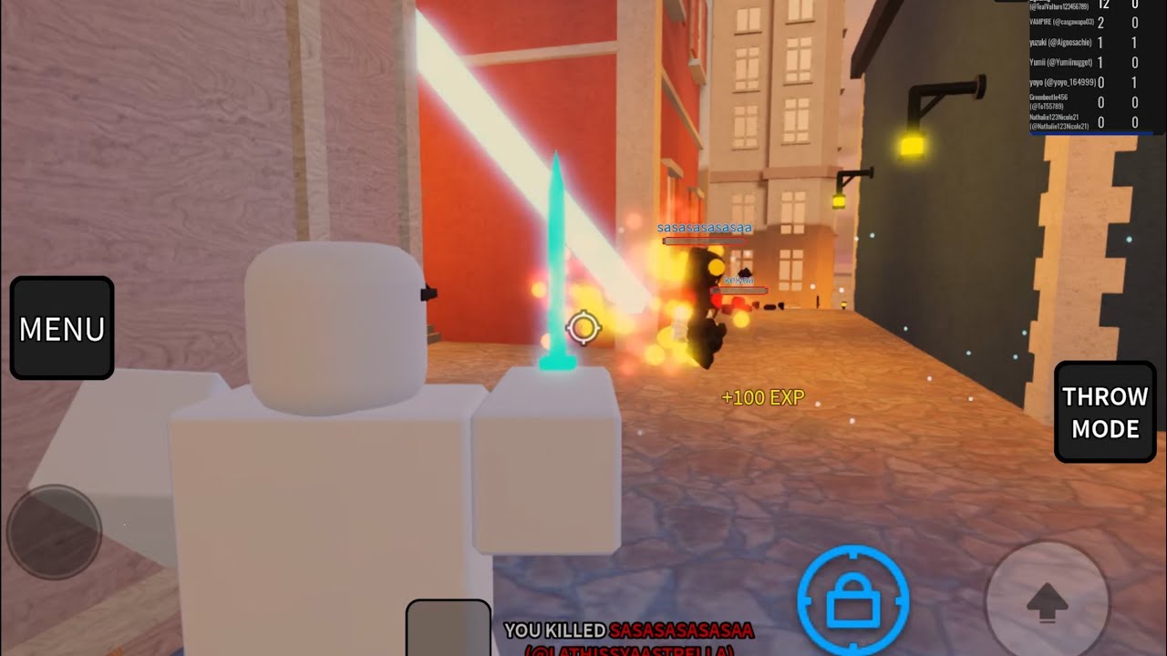 Roblox Murderers Vs Sheriffs | 77 Kills In Sprawl | Murderer - YouTube