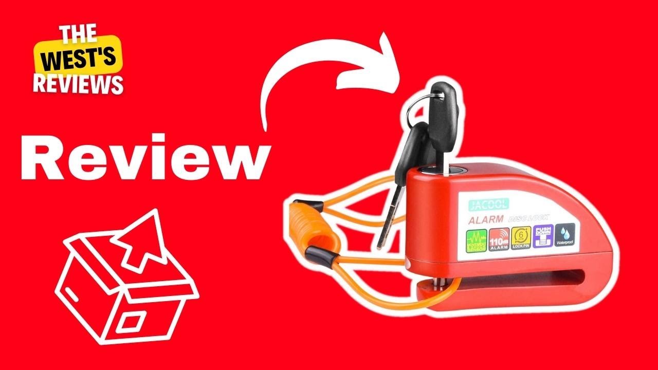 JACOOL Alarm Disc Lock Motorcycle with 110db Alarm Review - YouTube