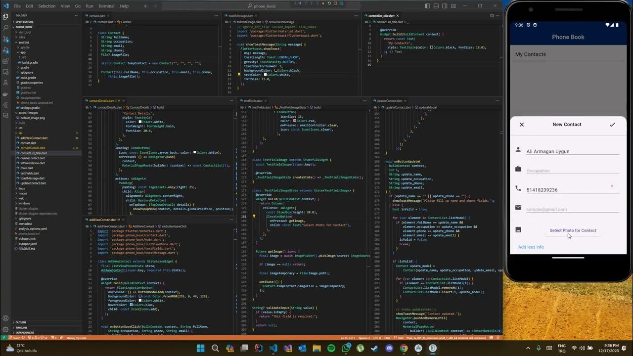 Simple Phonebook App Tutorial: CRUD Operations with Flutter - YouTube