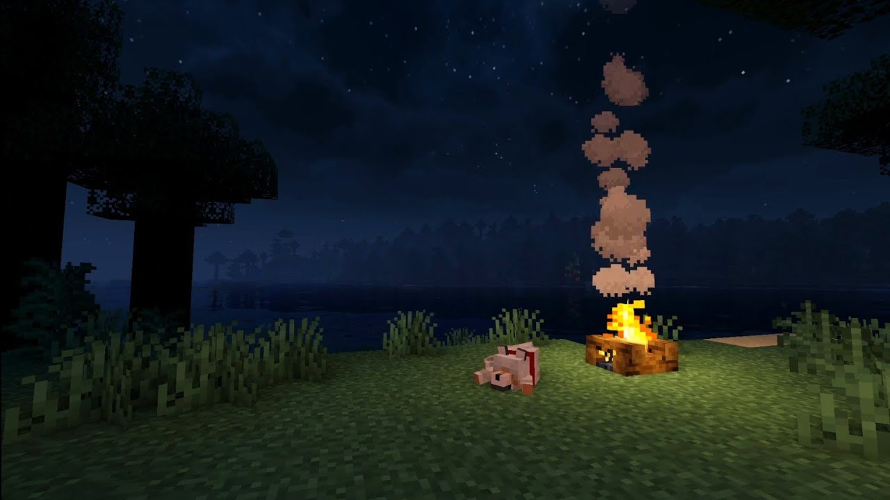 Good Old Days. 🌿 | Minecraft Music, Fire Ambience. - YouTube