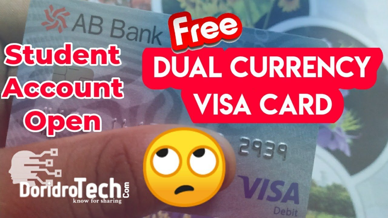 AB Bank Student Account Open করে | 🙄 Free Dual Currency Visa Card - YouTube