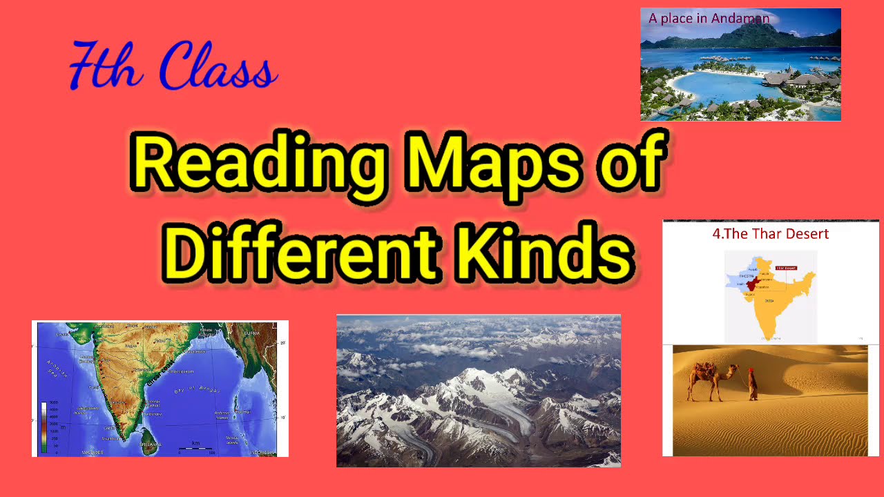 Reading Maps of Different Kinds||7th Class#sadanna social lessons - YouTube