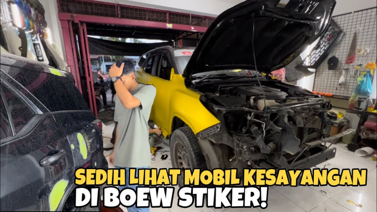 Pemasangan Stiker Mobil Rian Arifin Lebih Kren Di Boew Stiker! - YouTube
