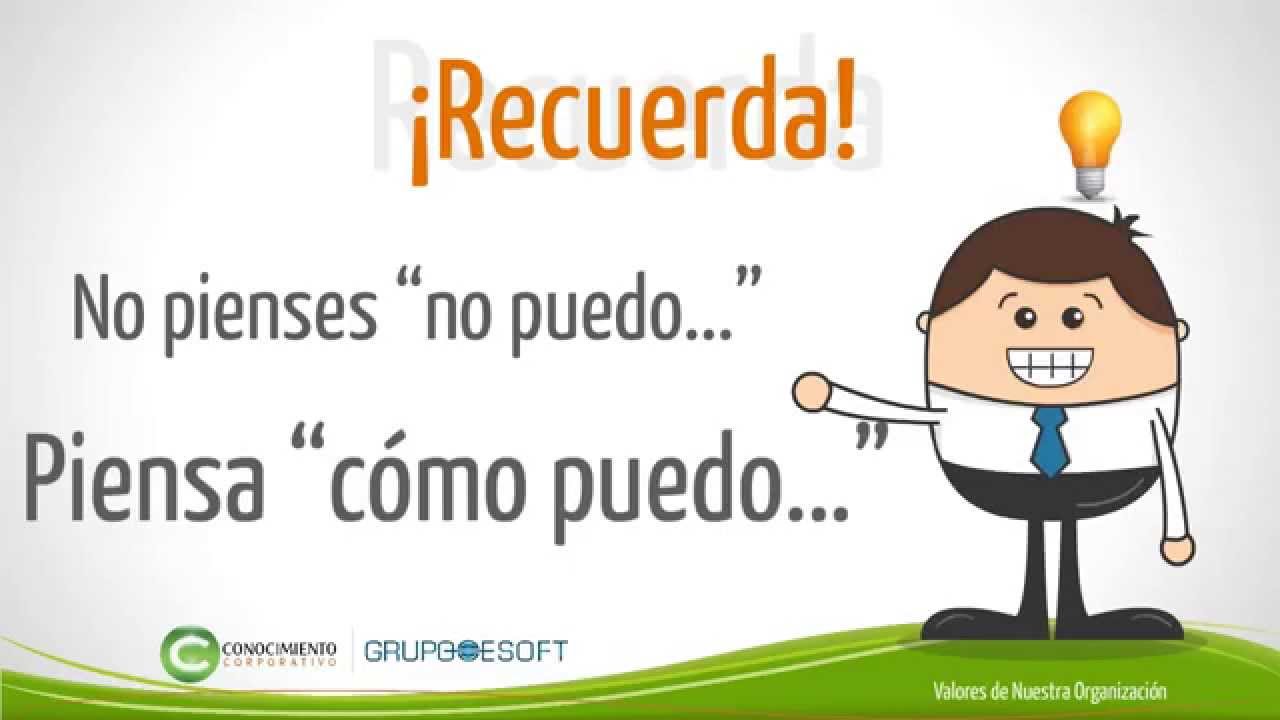 Optimismo - Valores de Nuestra Organización - YouTube