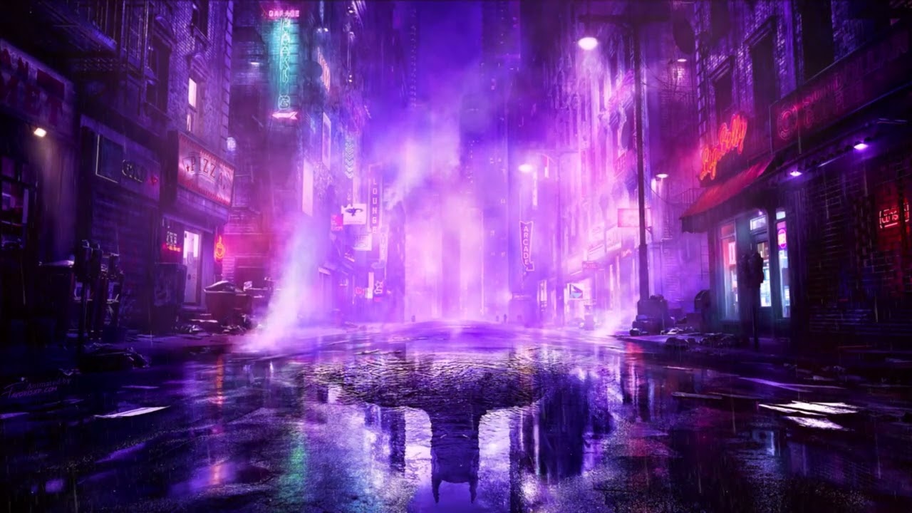 Fond d'écran Gotham City Street Light Animé pour PC | Live Wallpaper ...