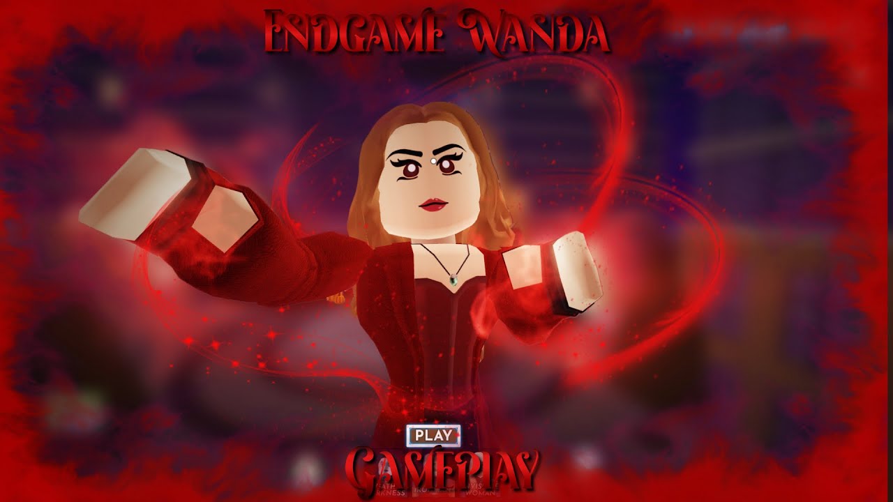 ENDGAME WANDA ~ Gameplay | Marvel omega: Roblox | pt1 ~ I fear this ...