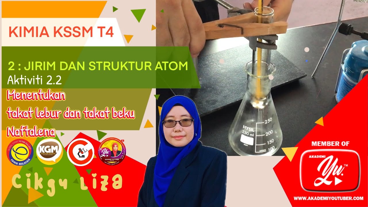 Aktiviti 2.2 Menentukan takat lebur dan takat beku Naftalena - YouTube