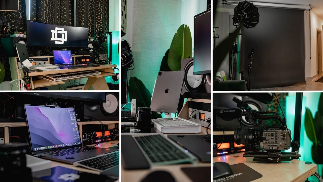 Turn LIVING ROOM Into YOUTUBE STUDIO | HOME STUDIO TOUR EP. 1 - YouTube