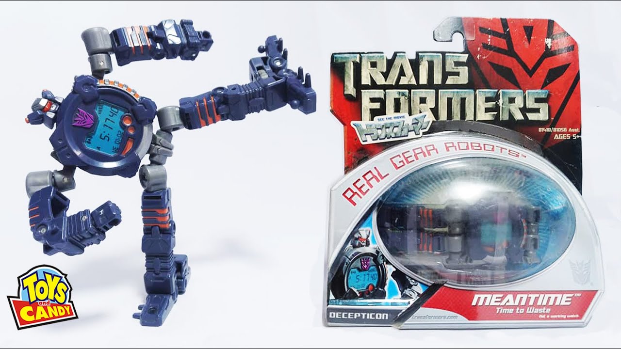 Transformers Movie 2007 Real Gear Robots Meantime Review หุ่นนาฬิกาแปลง ...