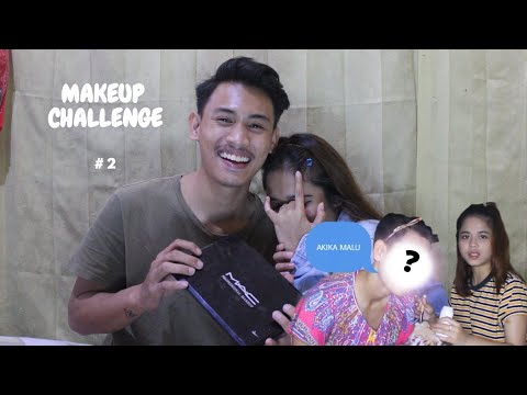 GIRLFRIEND DOES MAKEUP CHALLENGE | BANCI ALA ALA #2 - YouTube