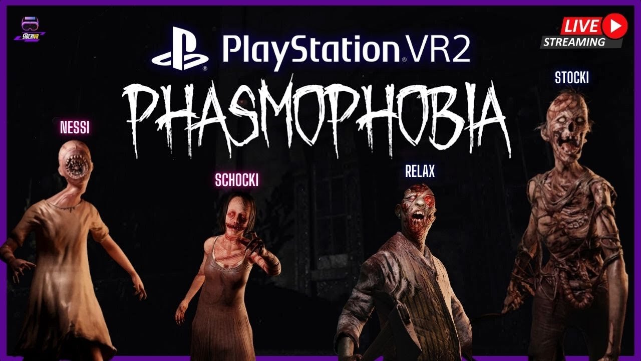 Blutmond Event - Phasmophobia Console Edition - LIVE auf der PS VR2 / Playstation VR2 im 4er ...