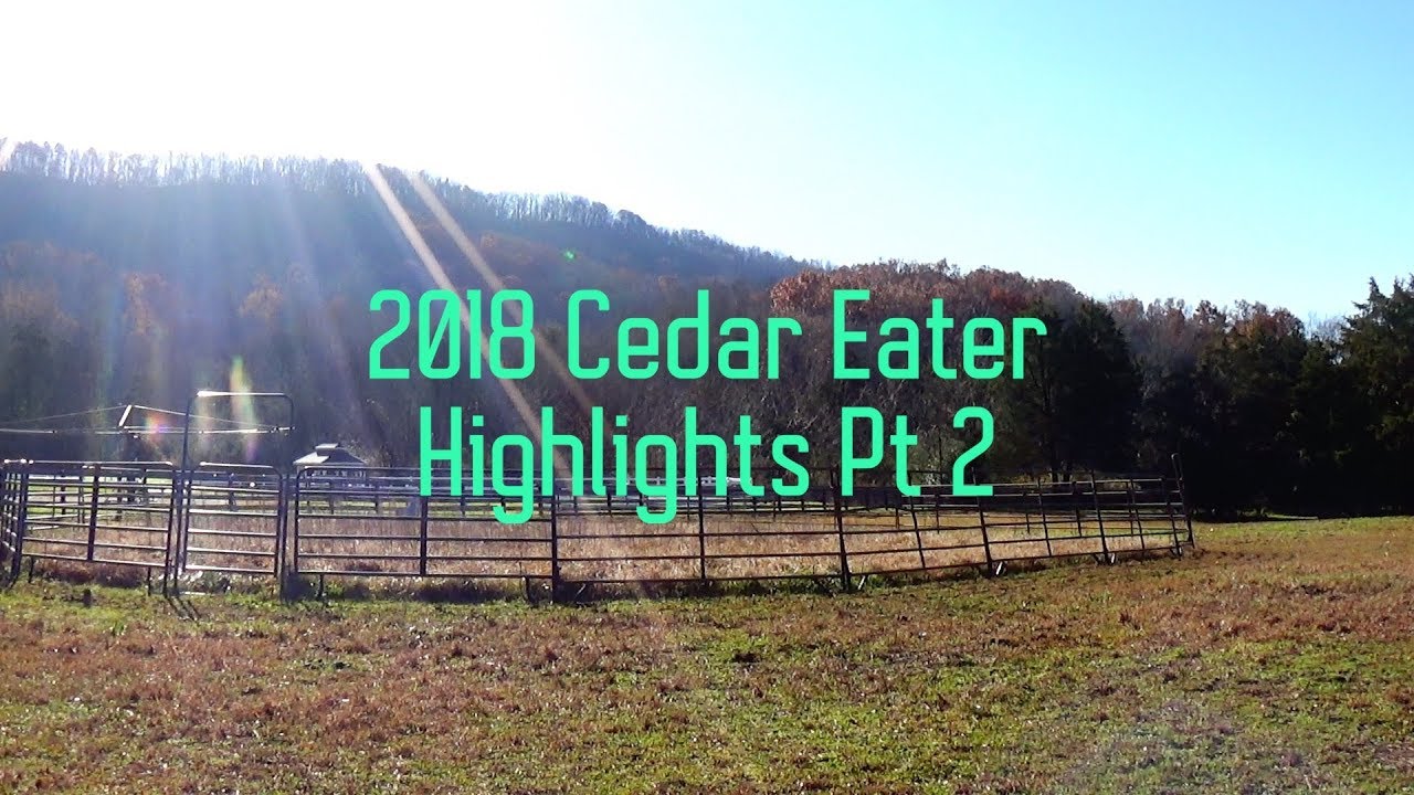 2018 Cedar Eater Highlights Pt 2 - YouTube