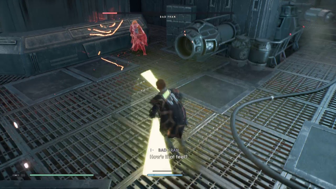 STAR WARS: Jedi- Fallen Order: Bad Fran- Boss Battle (Grand Master ...