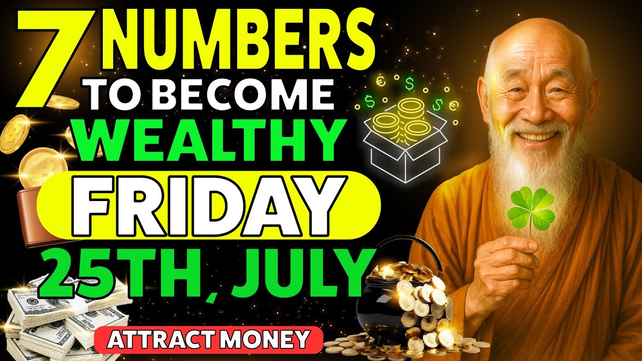 7 Lucky NUMBERS to WIN LOTTERY & Become WEALTHY on Friday 25th, July ...