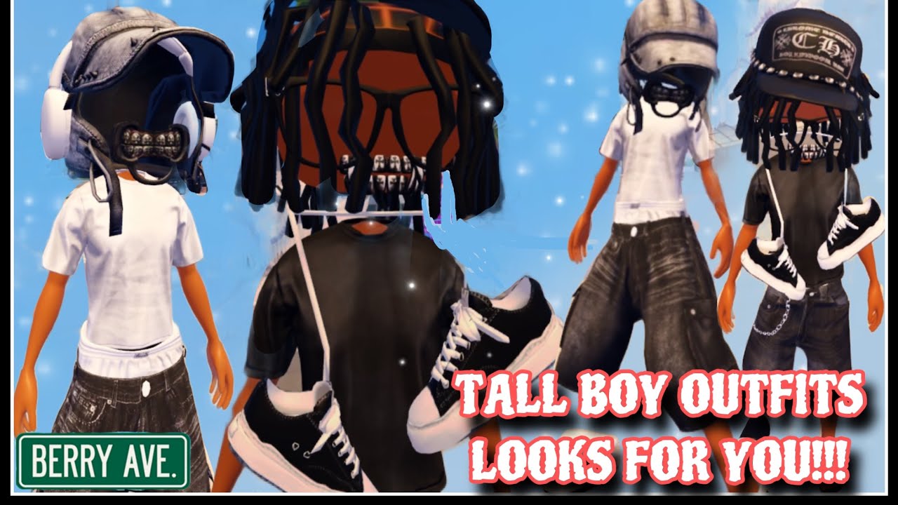 TALL BOY BODY+TRENDY OUTFIT TUTORIAL FOR YOU!!!BERRY AVE ROBLOX - YouTube