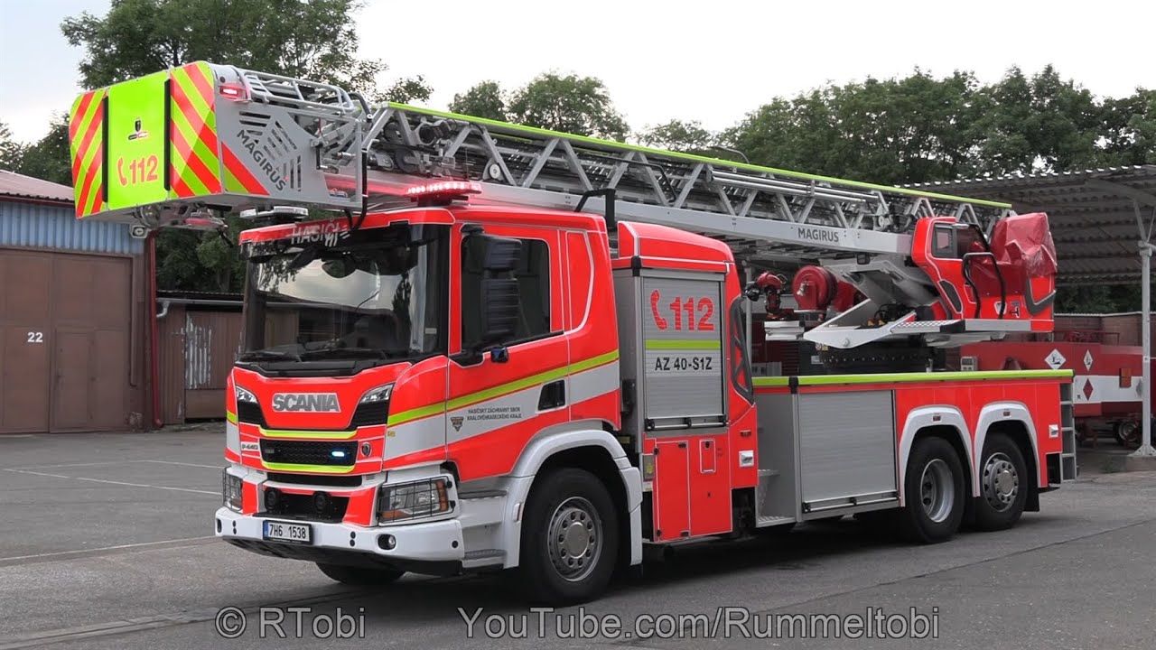 [NEW] Czech Fire Department Ladder Truck - Exterior & Emergency Lights ...