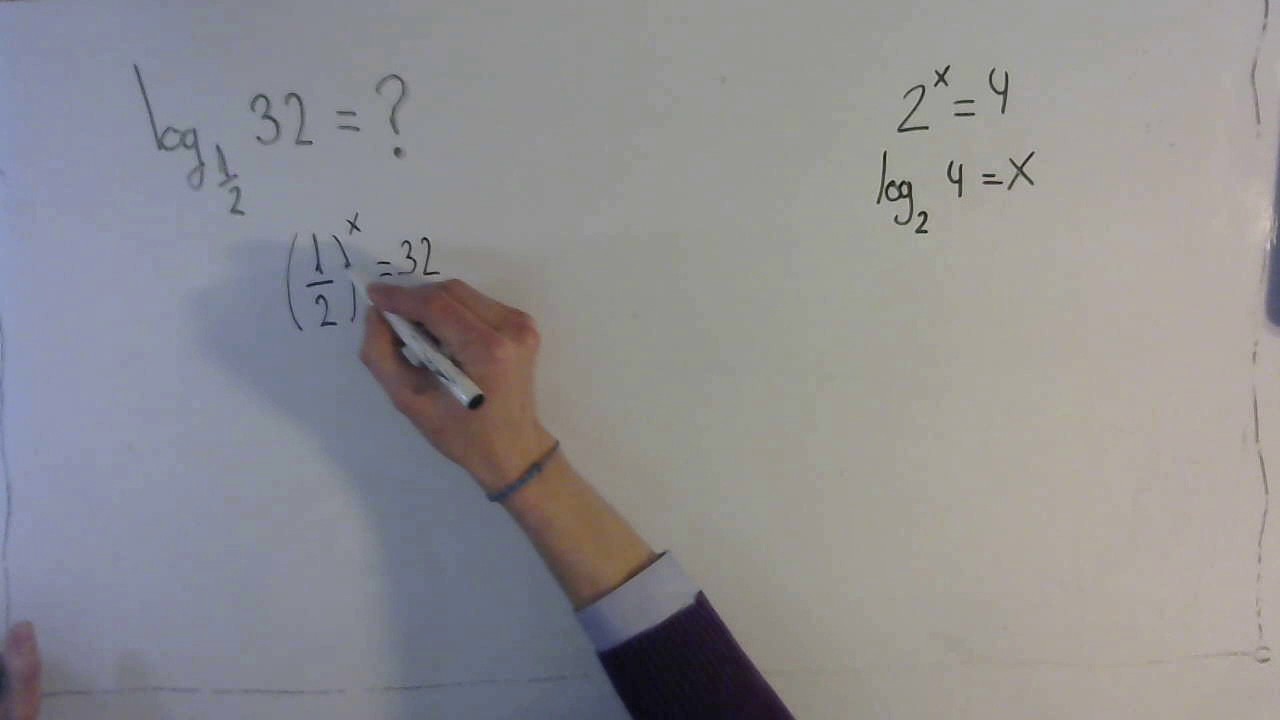 Calcular Logaritmo En Base 1 2 De 32 YouTube