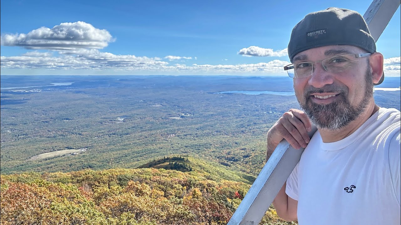 Overlook Mountain Fire Tower hike with incredible views! - YouTube