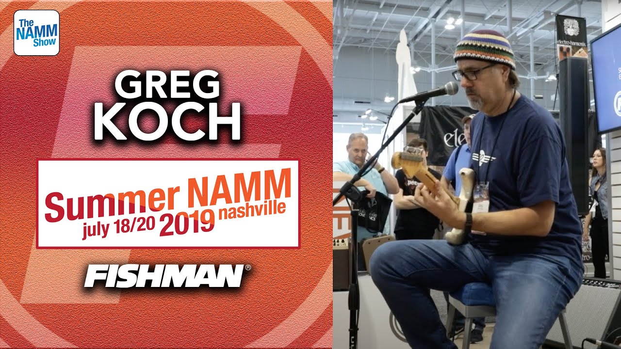 Greg Koch live at Summer NAMM 2019 - YouTube