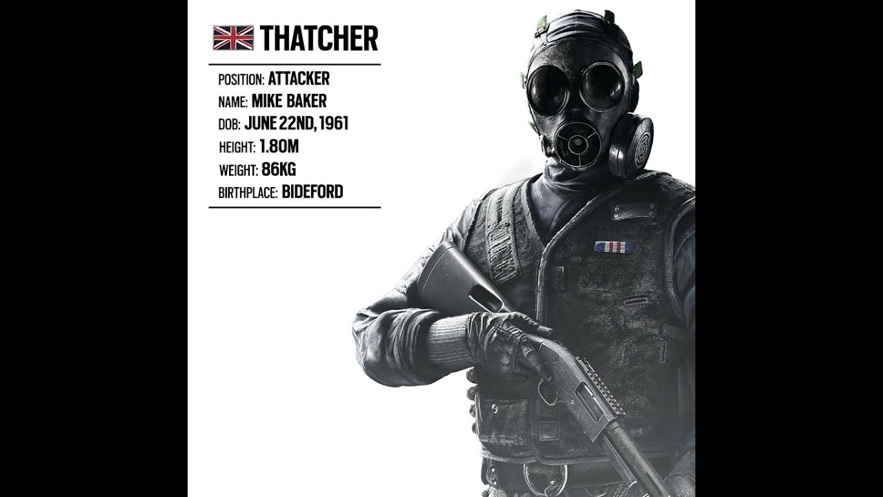 [HD] Tom Clancy´s Rainbow Six Siege Operator Intro (THATCHER) German ...