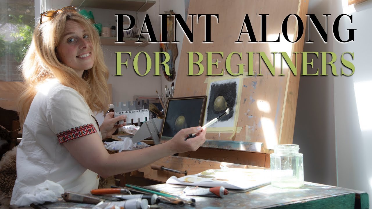 Paint Along with me! #1 For Beginners - YouTube