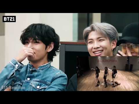 bts reaction to Blackpink _'불바야(Bombayah) 'Dance practice video