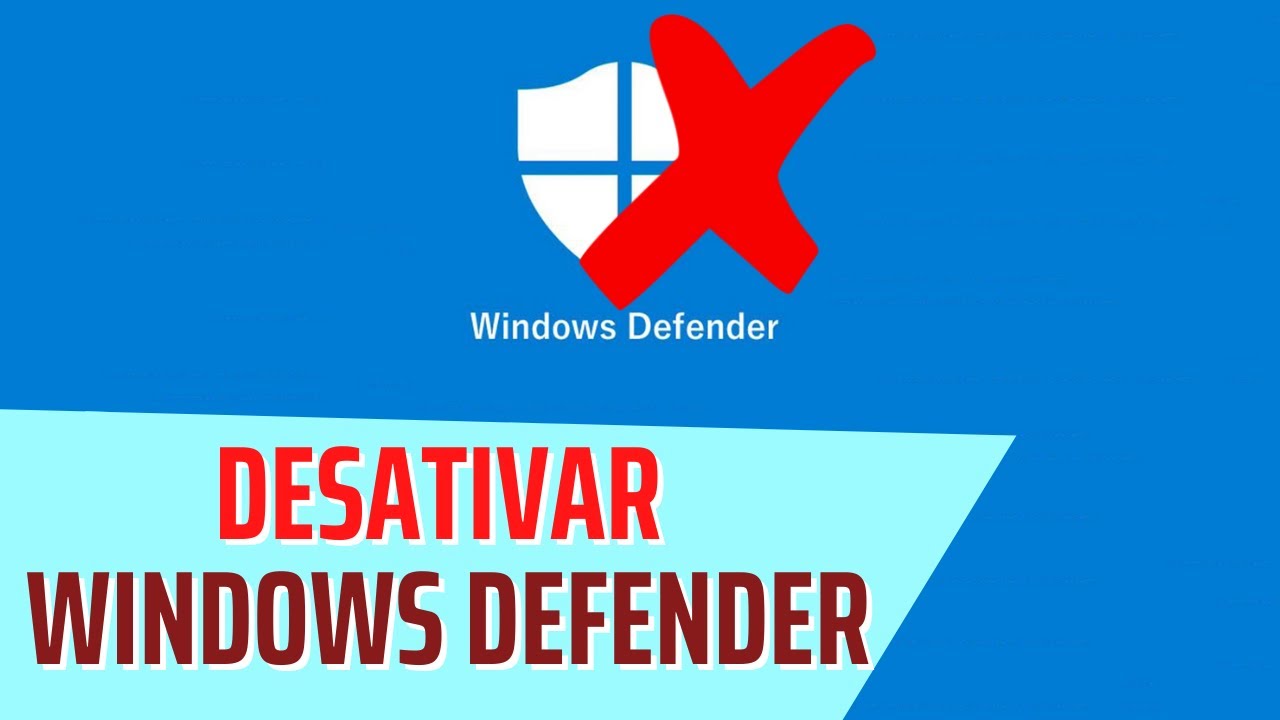 [Passo a passo] Como desativar o Windows Defender - Desativando a ...