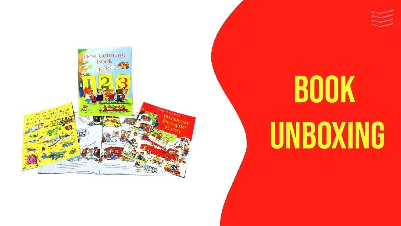 Richard Scarry's 10 Books Set Collection - Book Unboxing - YouTube