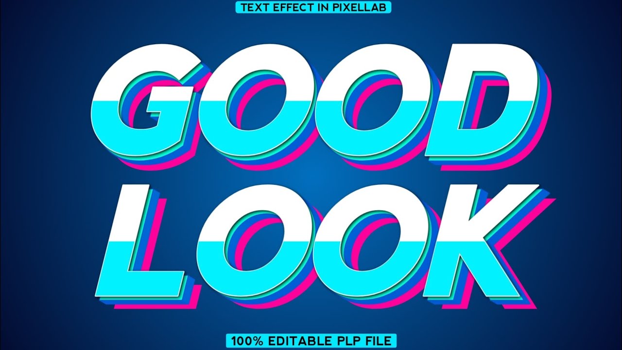 Layered Text Effect Logo Mockup in Pixellab ( WITH PLP FILE ) - YouTube