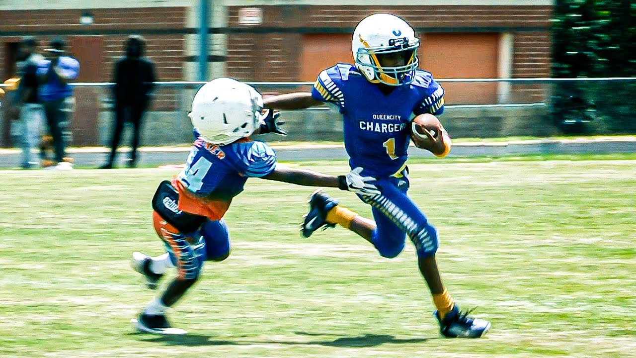 2021 SPRING FOOTBALL🔥🔥 8U QC Chargers vs Metro Falcons Youth Football ...