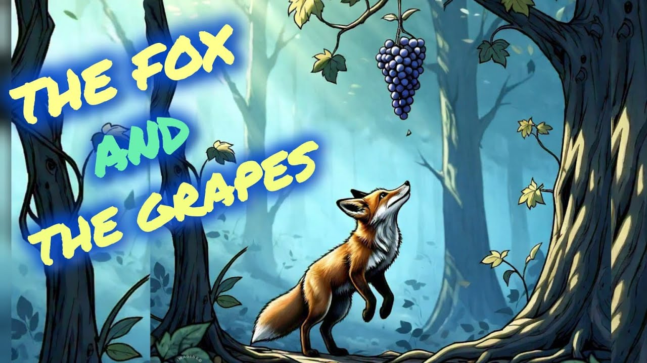 The Fox and Grapes - A Classic Moral Story for Kids | Short Story - YouTube