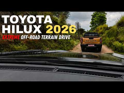 Toyota Hilux 2026 POV Drive | Tackling Narrow & Broken Off-Road Roads