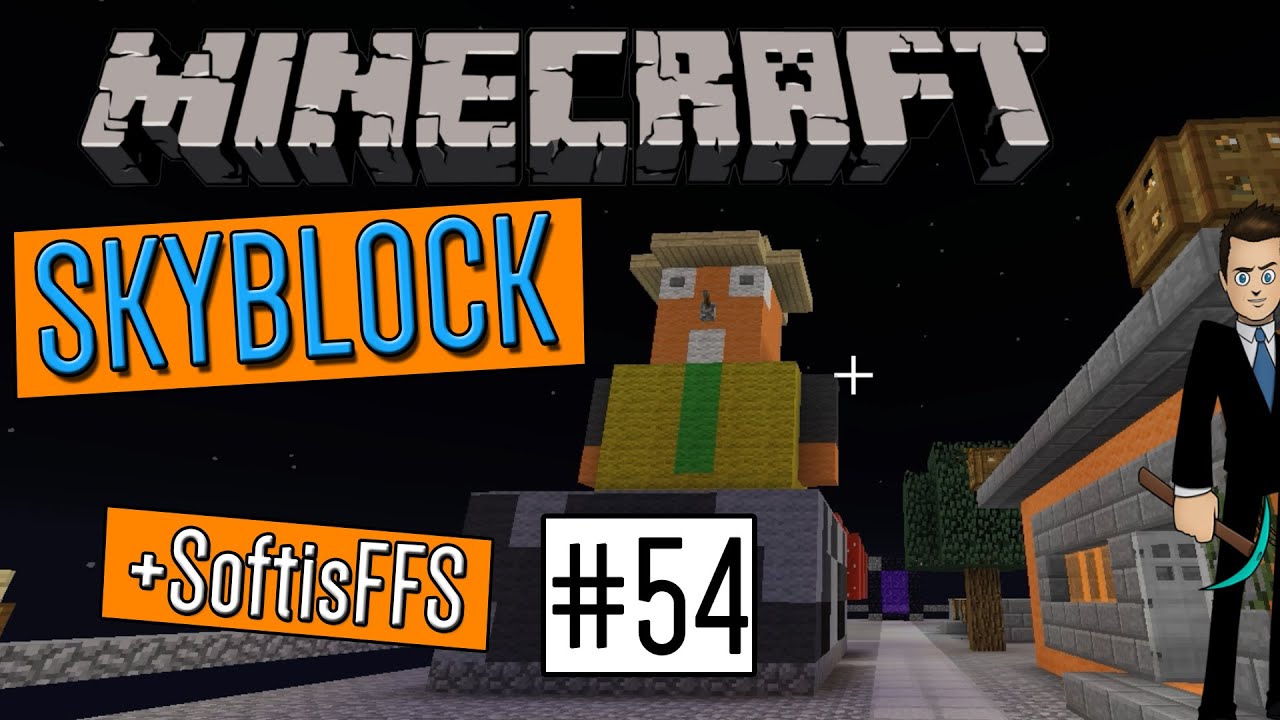 Minecraft Skyblock 2.1 med SoftisFFS - #54 - PIXEL ART GUBBE! - YouTube