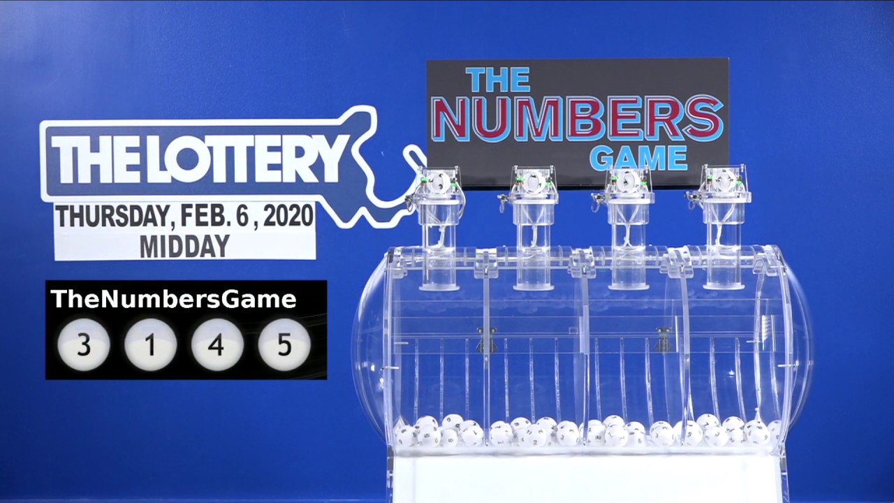 Midday Numbers Game Drawing: Thursday, February 6, 2020 - YouTube