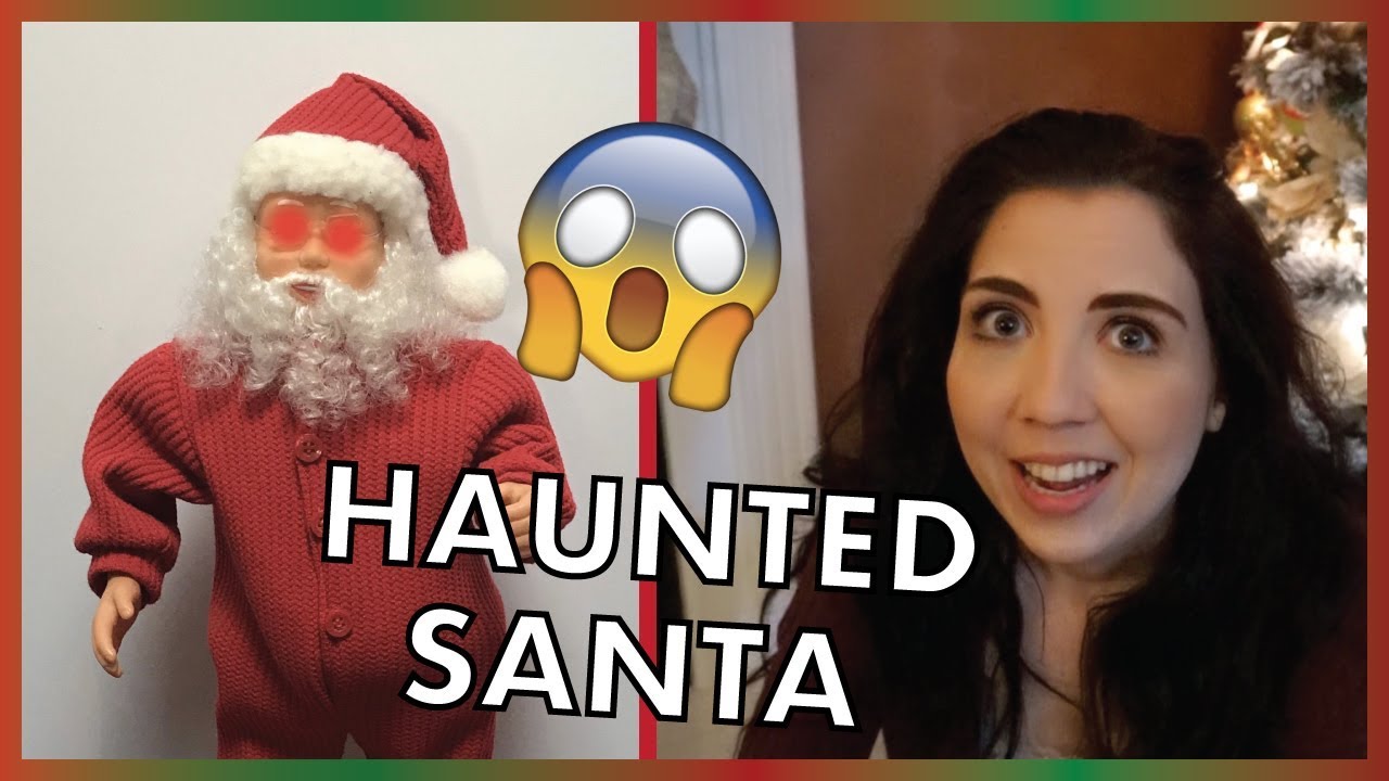 Our Haunted Santa Statue - YouTube