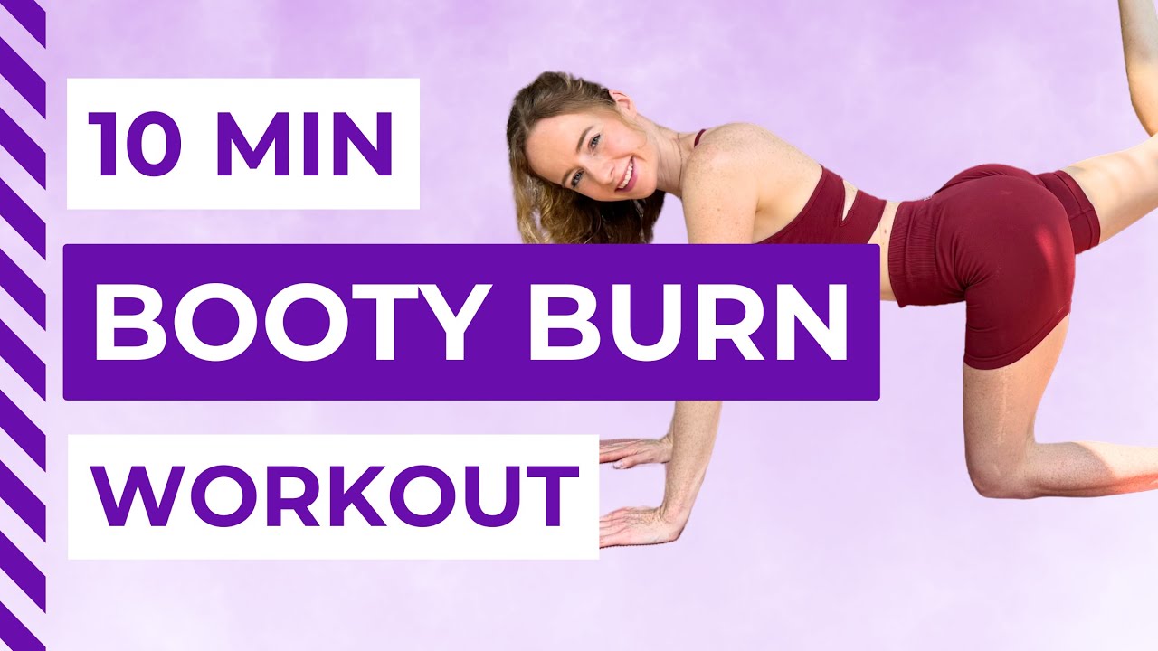 10 Min Booty Burn Workout 🍑 Youtube