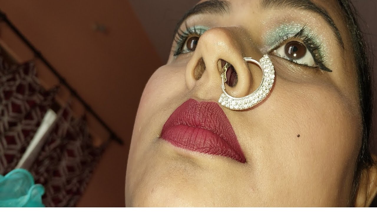Silver Nose Ring big size😱 - YouTube