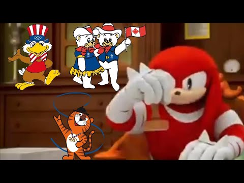 Knuckles Approving Olympic Mascots - YouTube