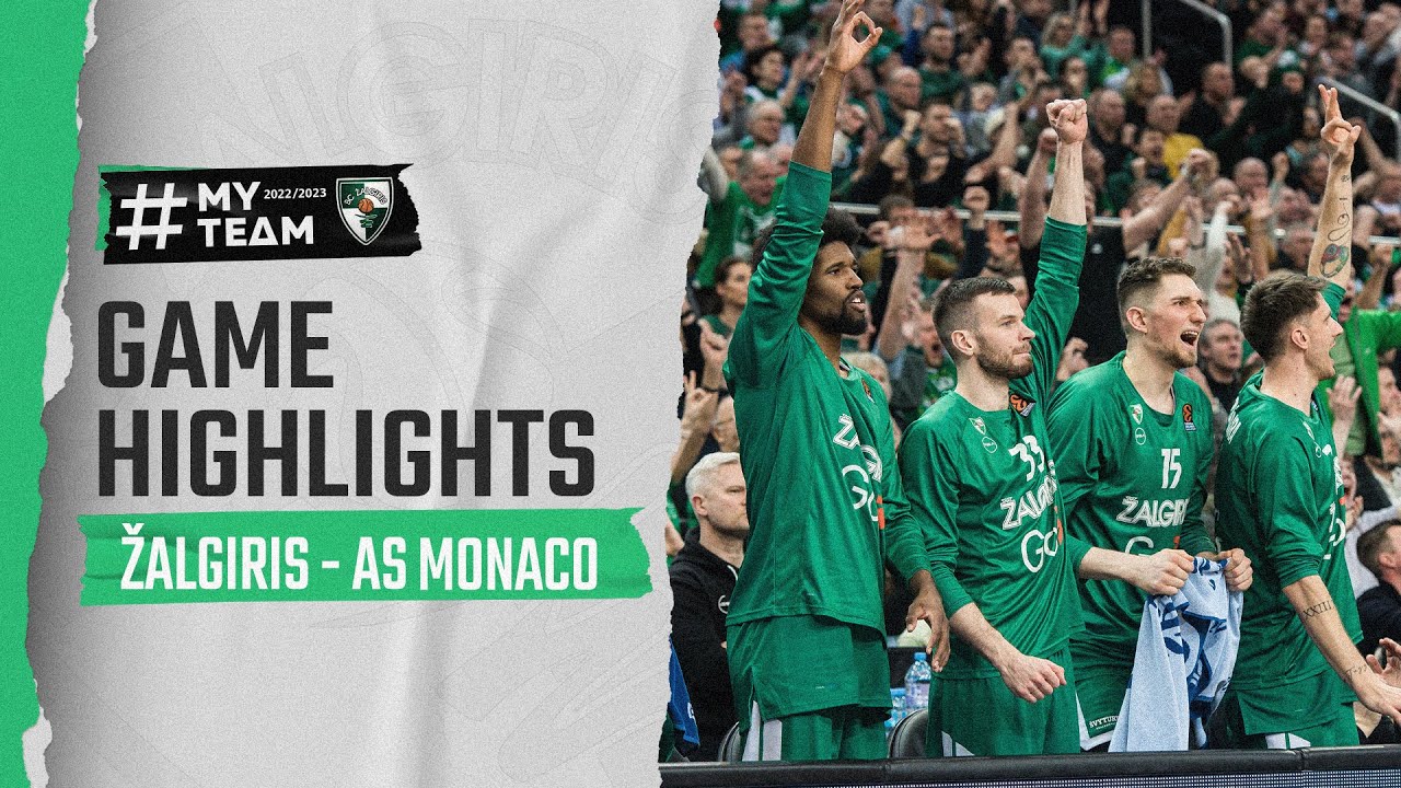 Zalgiris - AS Monaco | Game Highlights | 2023.03.29 - YouTube