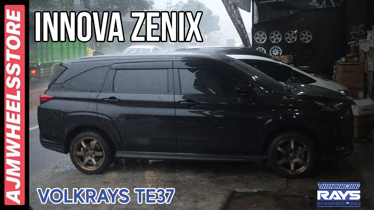 MODIFIKASI INNOVA ZENIX VELG VOLKRAYS TE37 // AJMWHEELSSTORE - YouTube