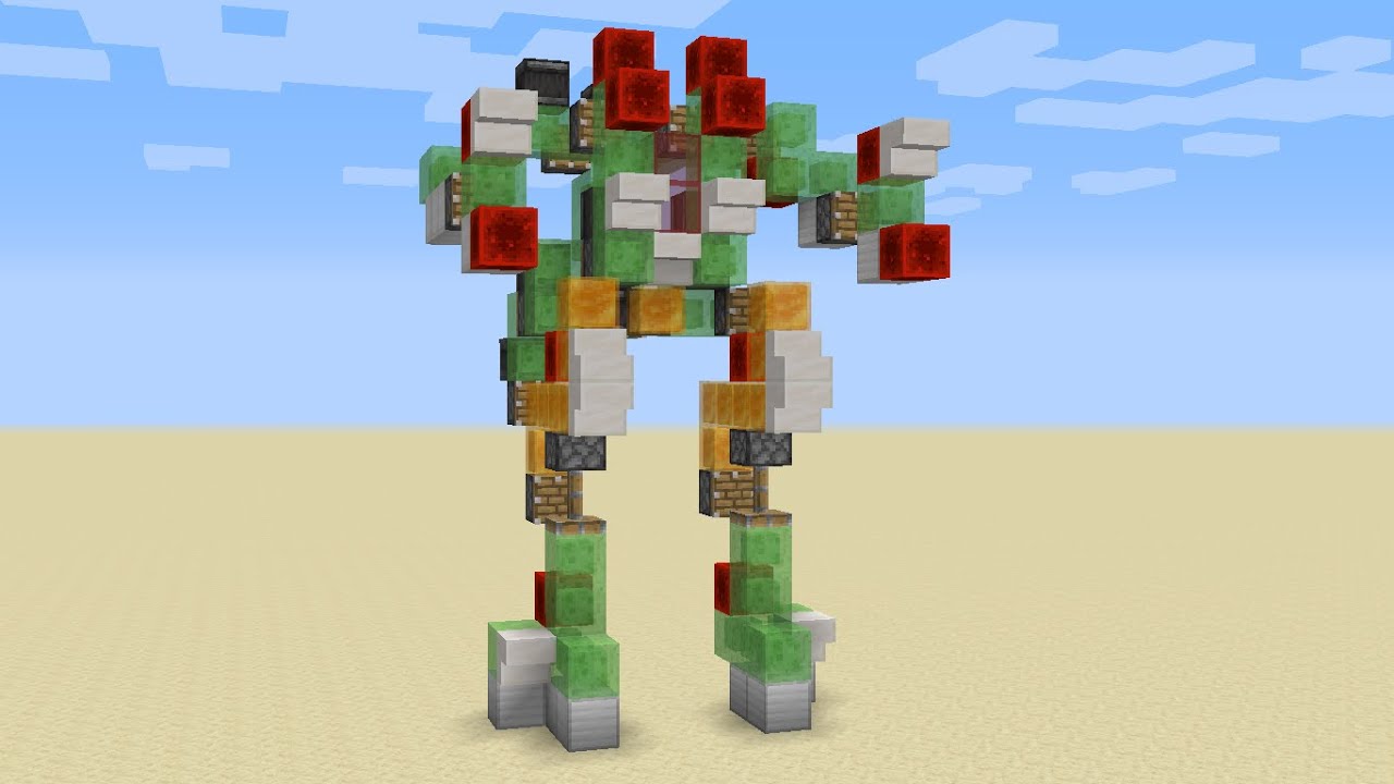Minecraft Slimeblock Robot | Bot Z | - YouTube