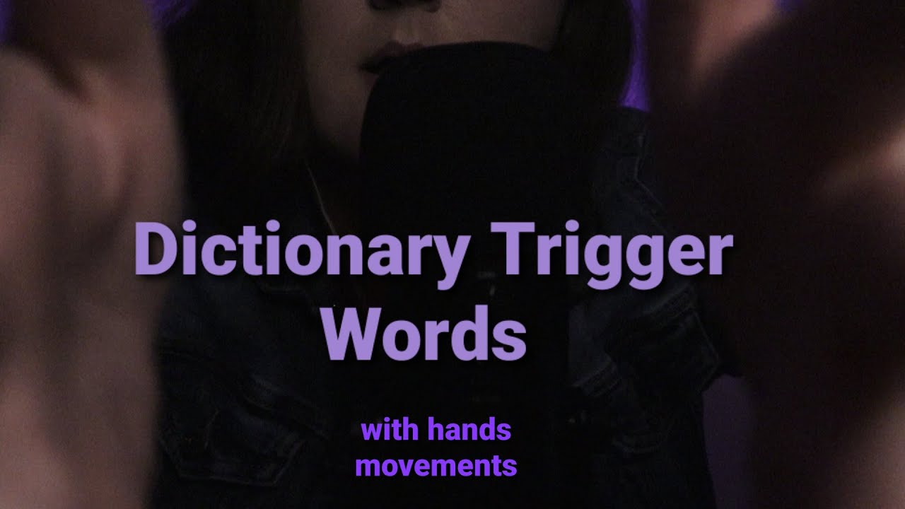 Dictionary Trigger Words Pt.1 📕 ASMR - YouTube