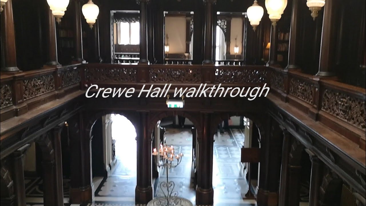 Crewe Hall walkthrough including spa area - YouTube