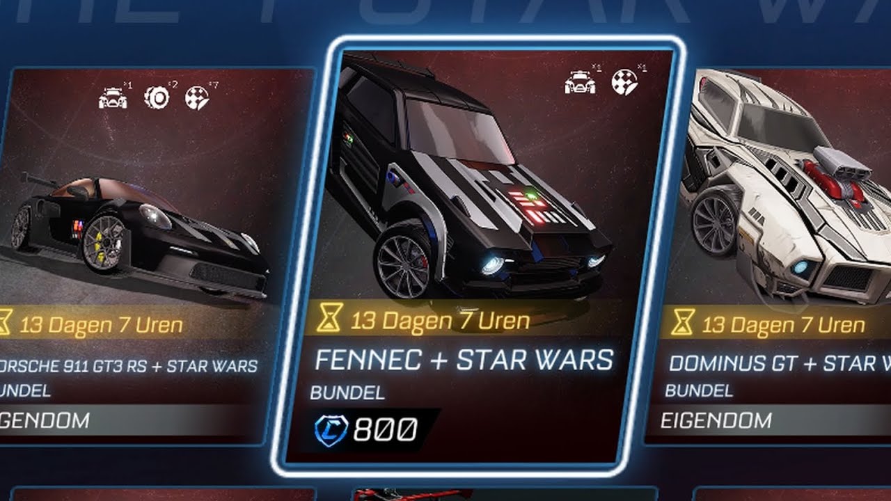 Rocket League gameplay van de Fennec + Star Wars Bundle (Star Wars ...