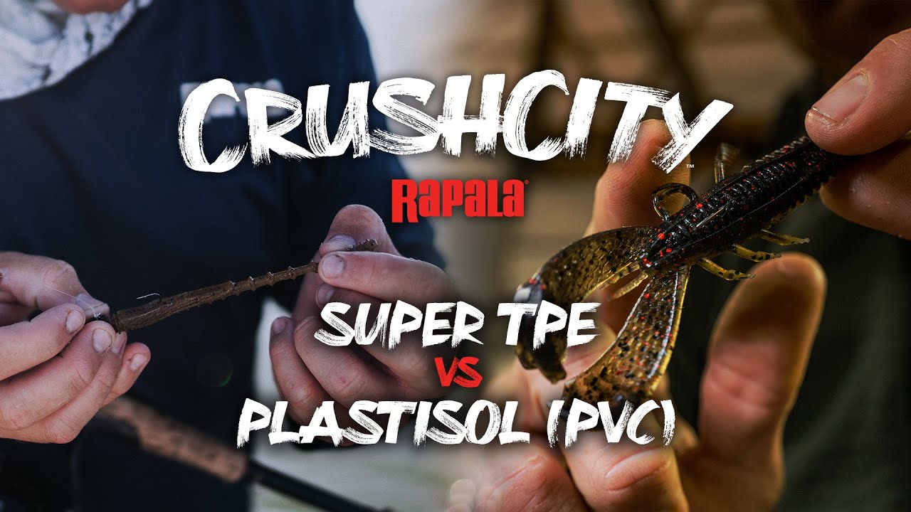 Rapala® | CrushCity™ Super TPE vs PVC(Plastisol) Breakdown (CANADA ...