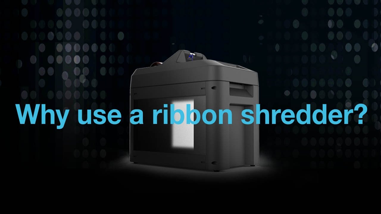IDP SMART-BIT Ribbon Shredder - YouTube