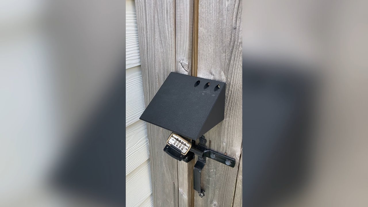 Outdoor Padlock Rain Cover - Prevent Outdoor Side Gate Locks from Rust ...