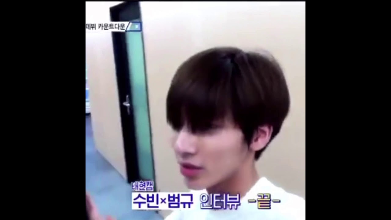 [TXT] taehyun says bye bye in tiny - YouTube