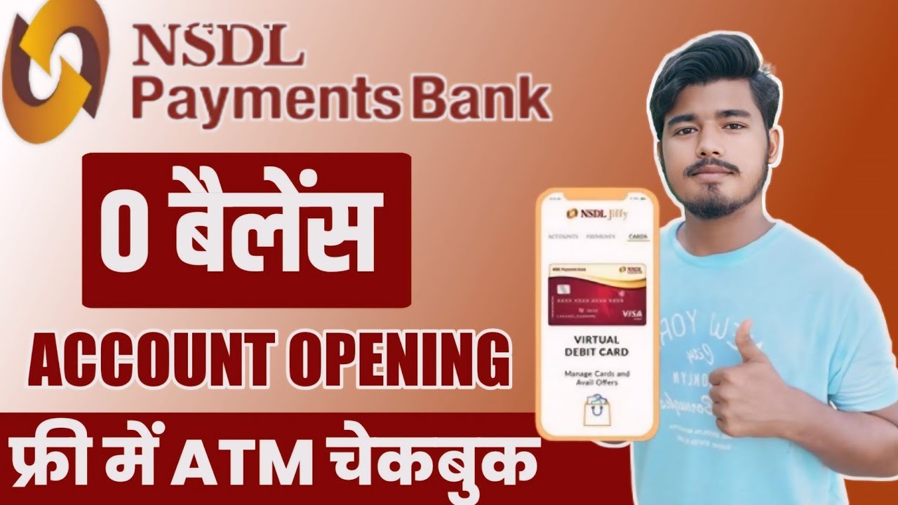 NSDL payment bank kaise open kare | How to open NSDL payment bank ...