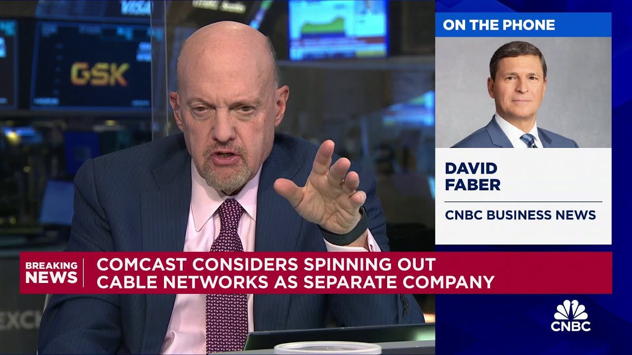 Comcast considers spinning out cable networks as separate company - YouTube